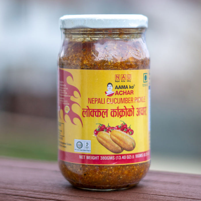 Nepali Cucumber Pickle with Dalla (Local Kakro Achaar)
